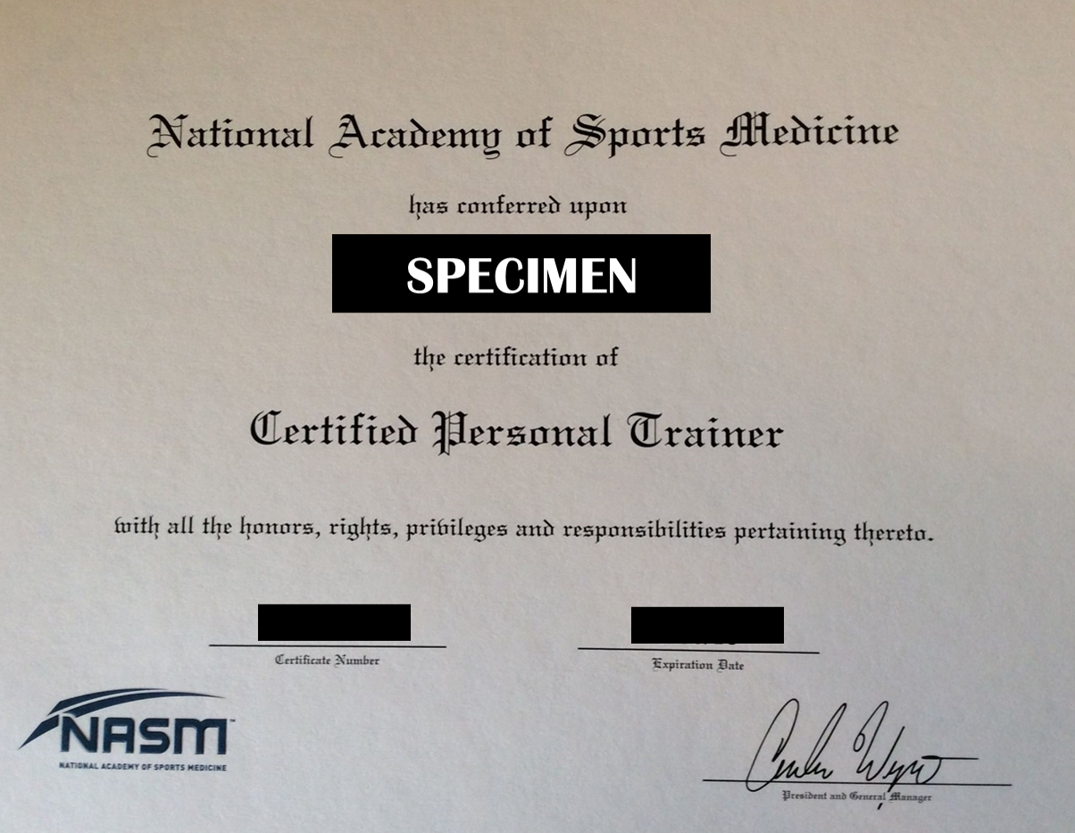 NASM™ Personal Trainer - Fit Academy
